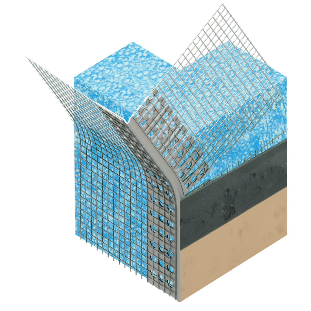 Profilé d’angle entoilé cintrable – Lorraine Profilés