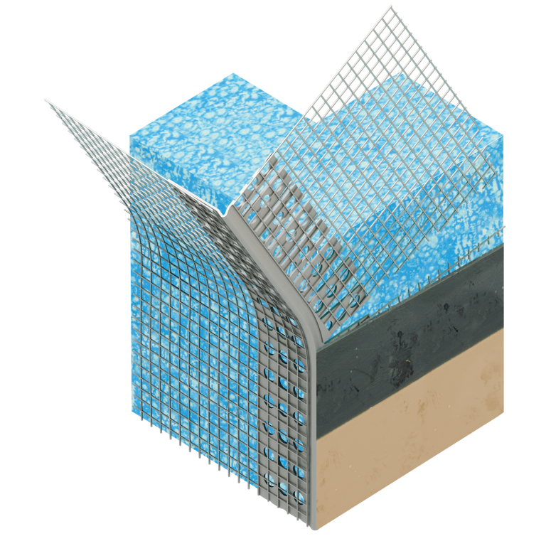 Profilé d’angle entoilé cintrable – Lorraine Profilés